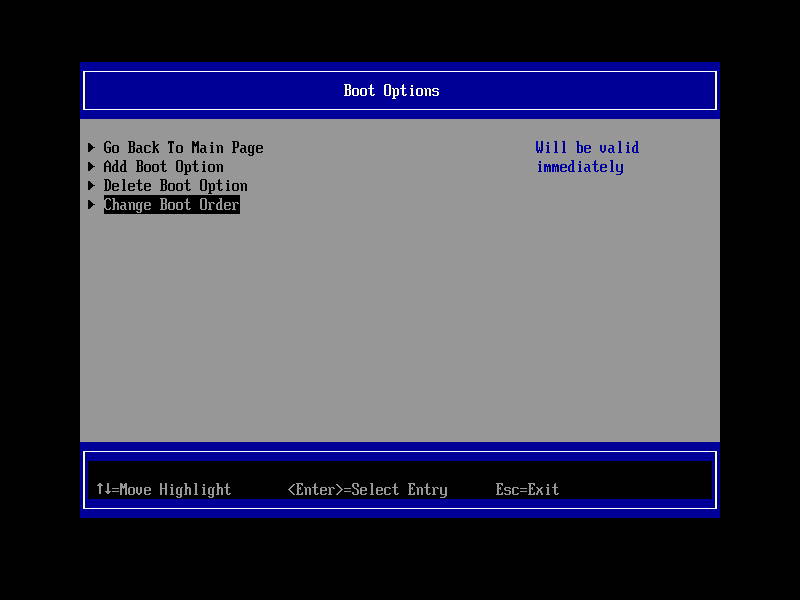 How to Change Boot Order from Jetson's Boot Menu?